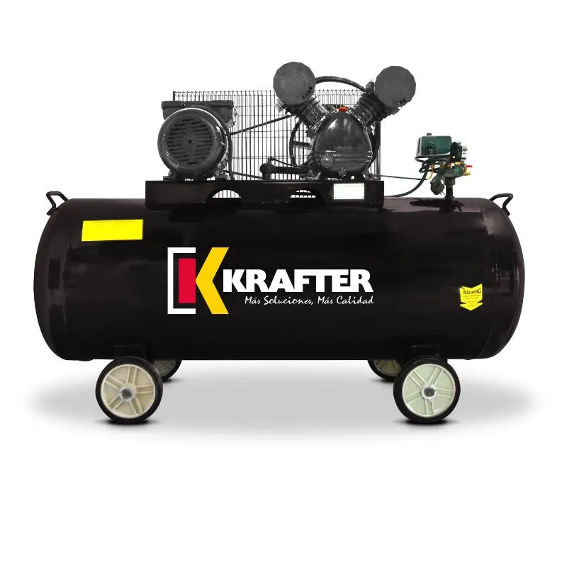 Compresor 200L portátil 3HP Krafter